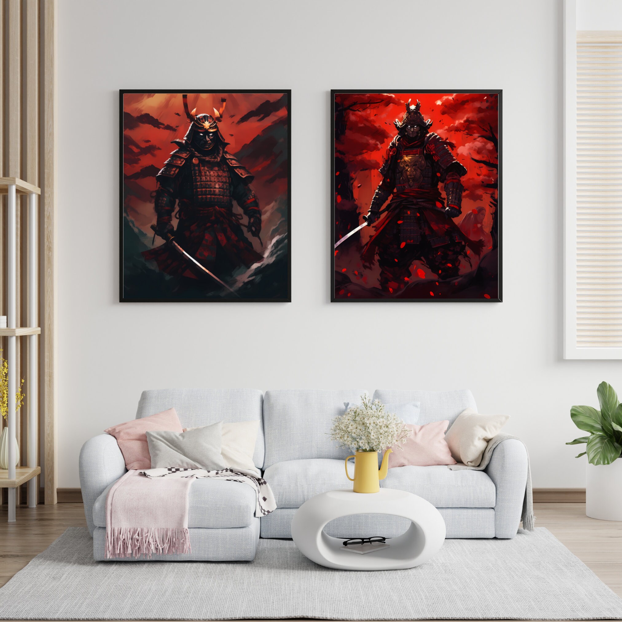 Last Samurai Wall Art, Set of 6 Japanese Prints, Japanese Samurai Wall ...