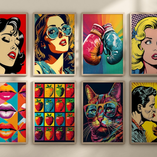 Pop Art Collage - Etsy
