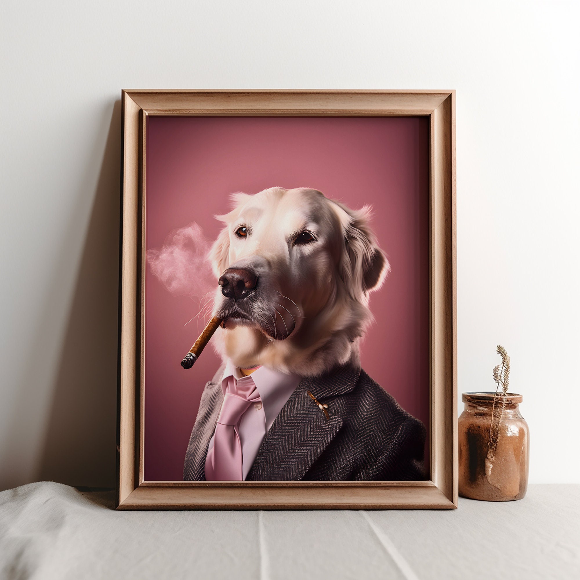 Dogs Smoking Cigars