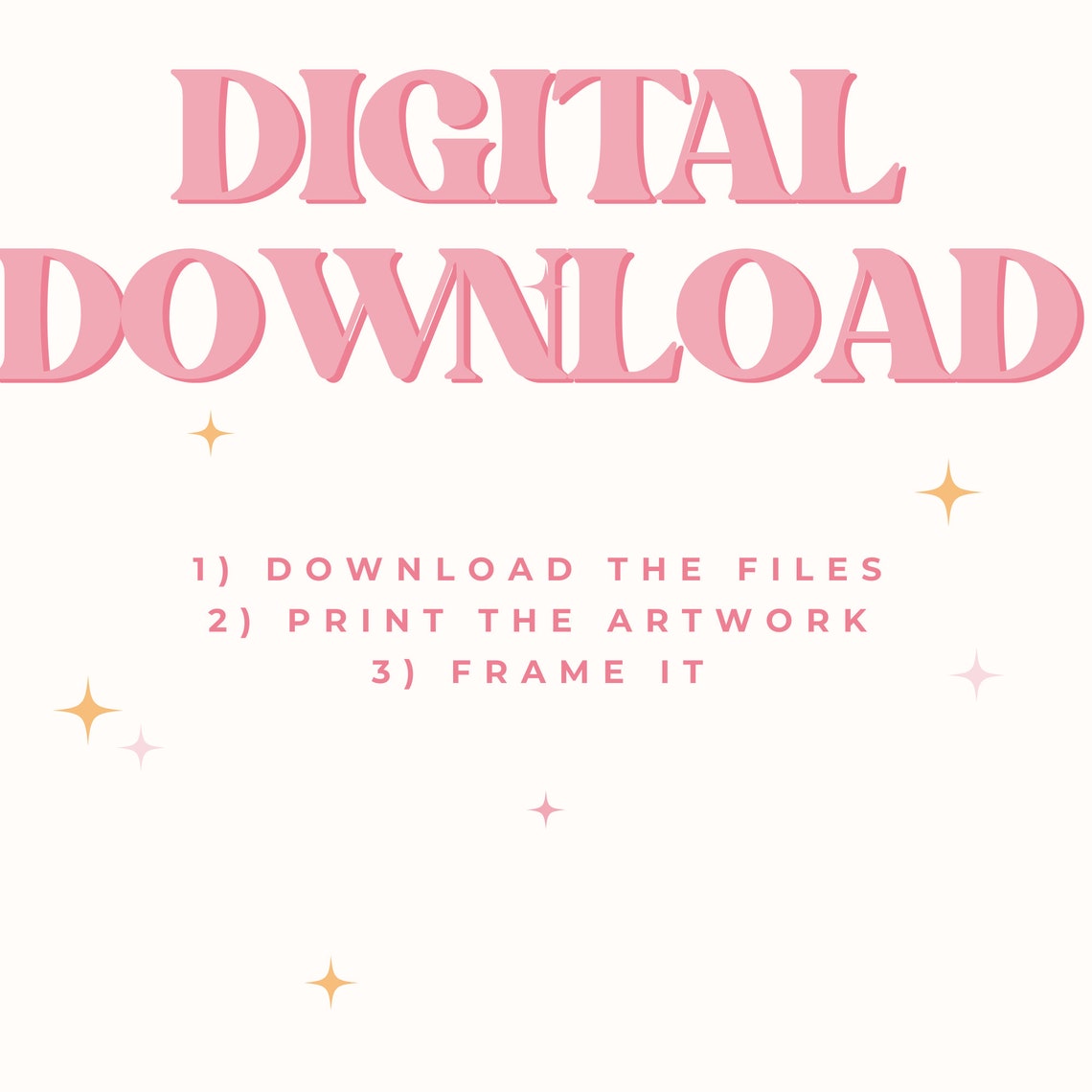 Pink Colorful Art | Pink Aesthetic Art | Printable Wall Art | Printable ...