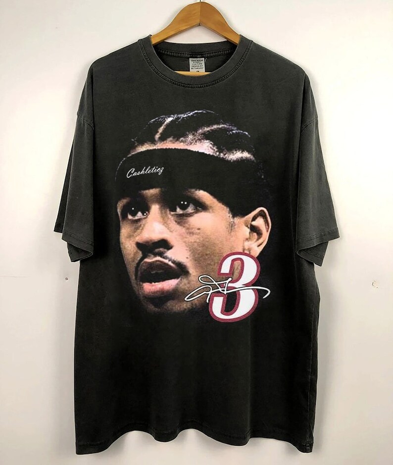 Allen Iverson Big Head T-shirt ALLEN IVERSON Face Sweatshirt - Etsy