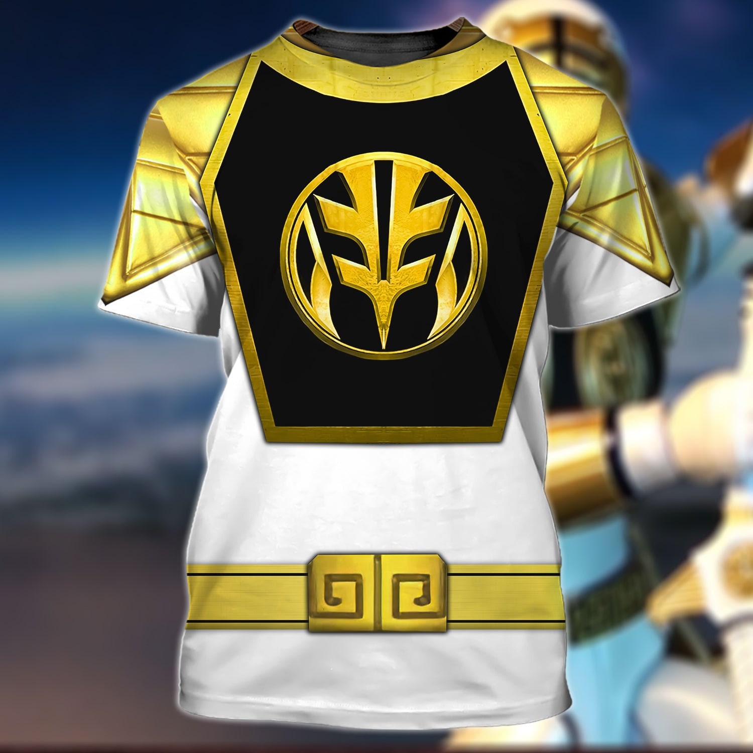 Costume White Ranger, Power Rangers Cosplay Costume 3D Hoodie sold by ...