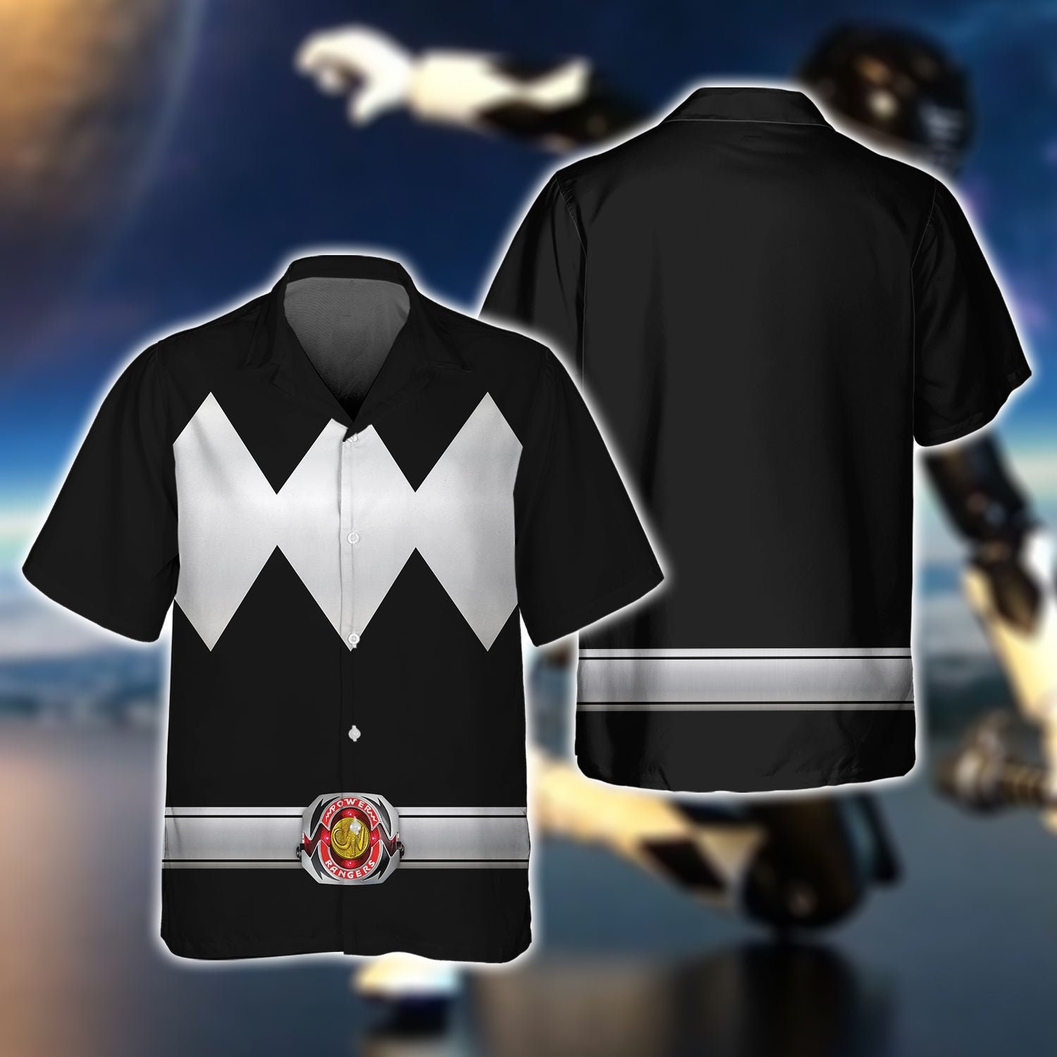 Costume Black Ranger, Power Rangers Cosplay Costume 3D Hoodie sold by ...