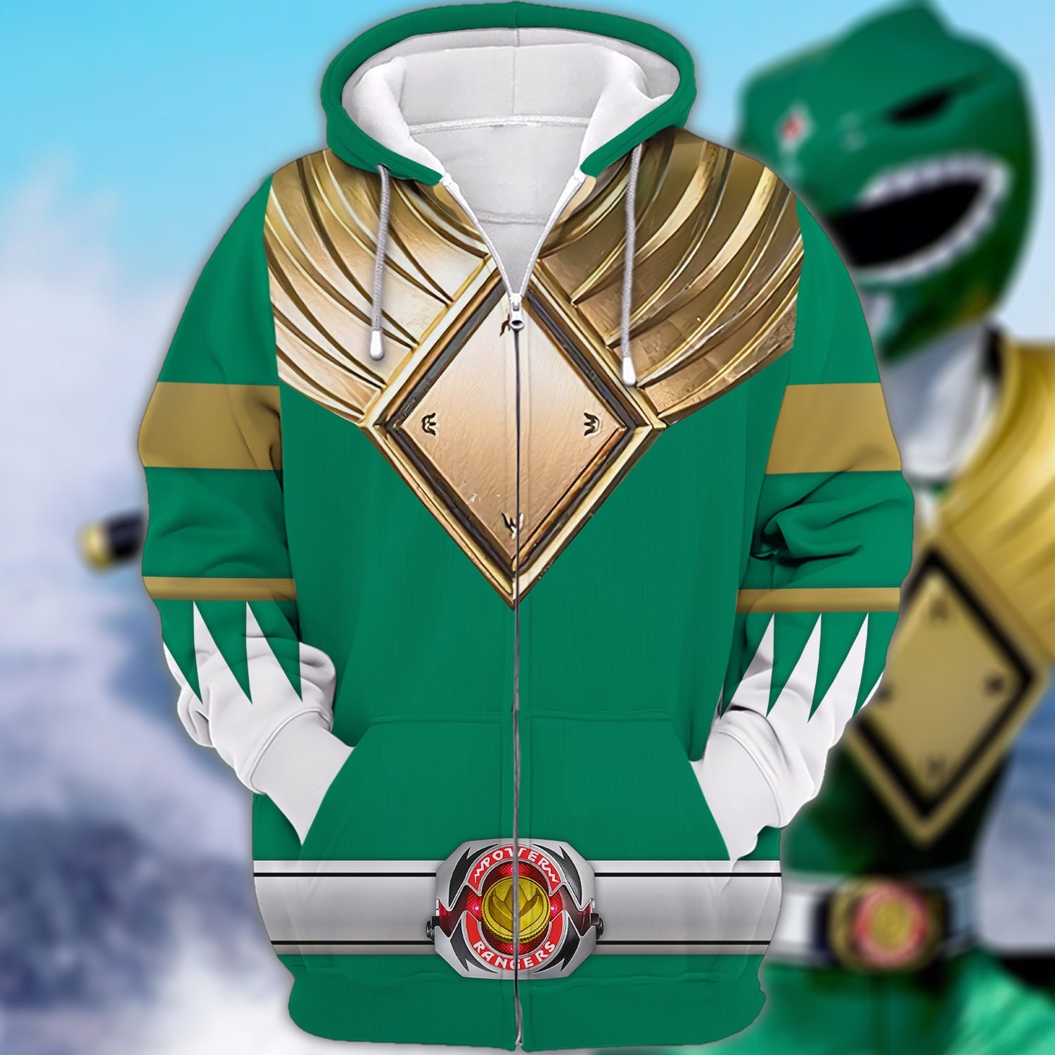 Costume Green Ranger,Green Ranger MMPR Cosplay 3D Hoodie sold by Edwin ...