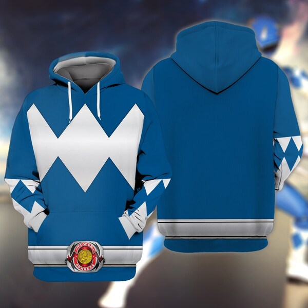 Mmpr Blue Ranger - Etsy