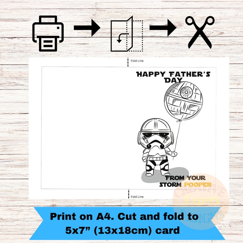 Printable Star Wars Fathers Day Card Star Wars Cards Star - Etsy
