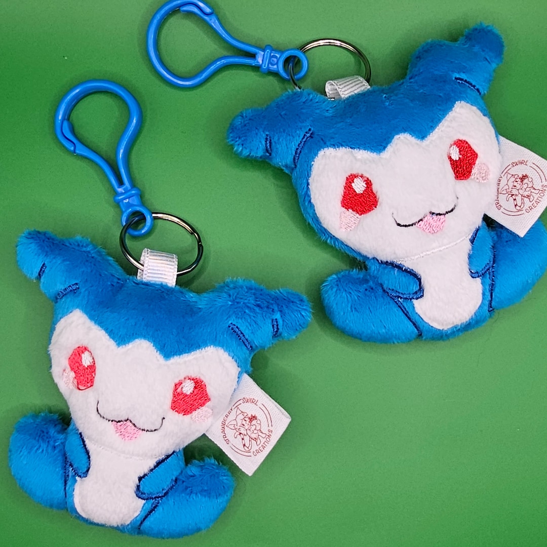 Demiveemon Digimon Plush Keychain - Etsy