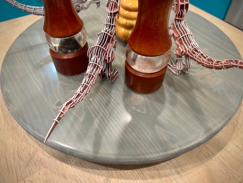 Weathered Gray Lazy Susan - Etsy