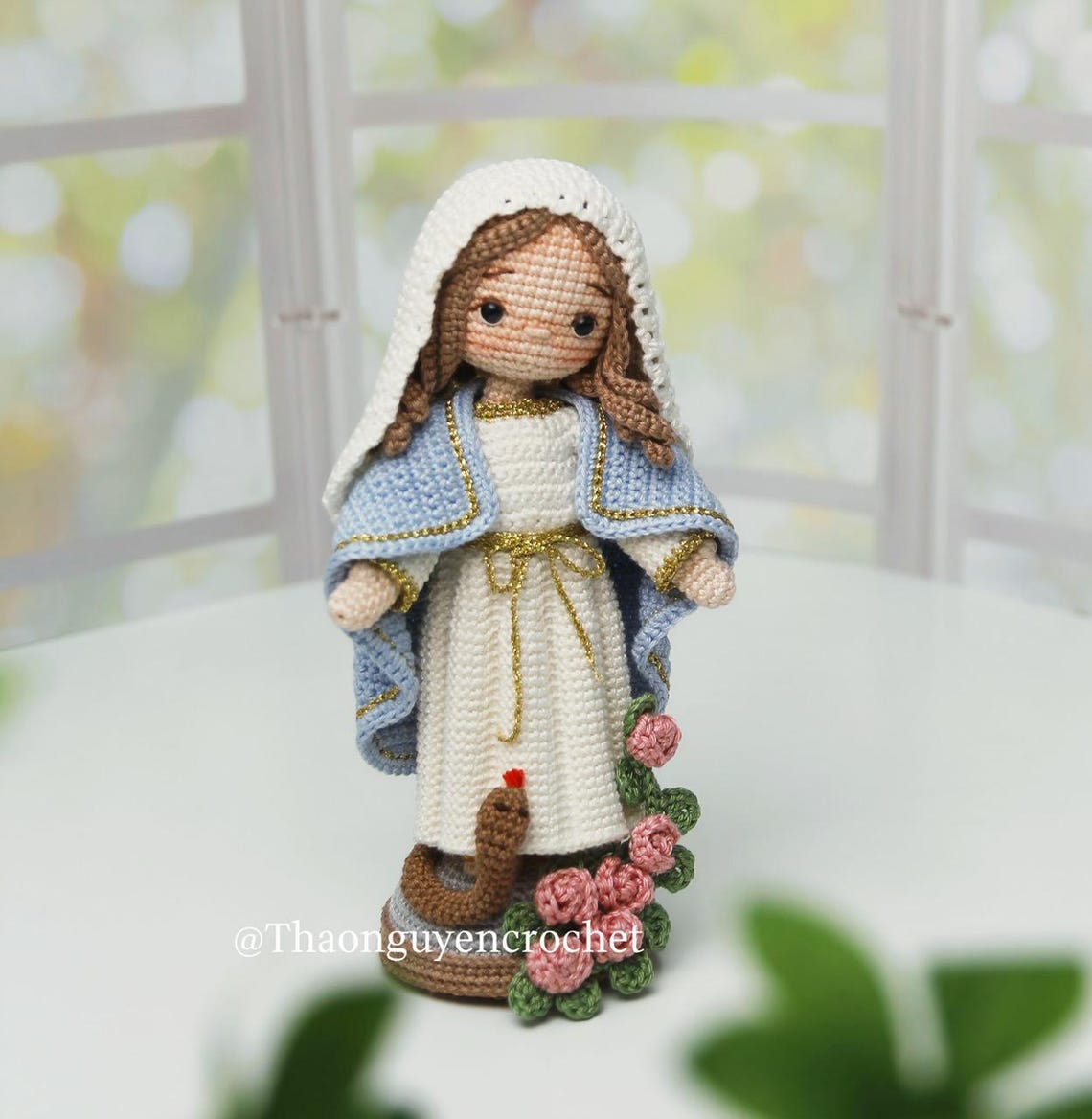 Amigurumi Virgin Mary Crochet – Our Lady of Grace Doll – Catholic ...