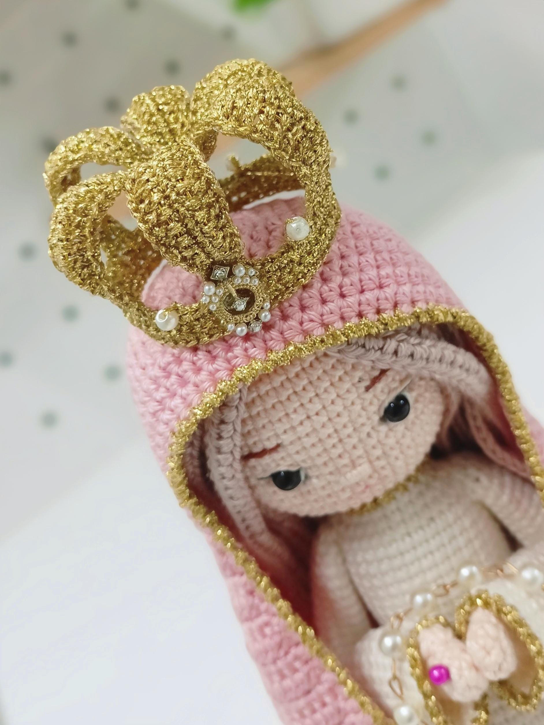Virgin Mary Crochet, Catholic Crochet,amigurumi Holy Figure, Catholic ...