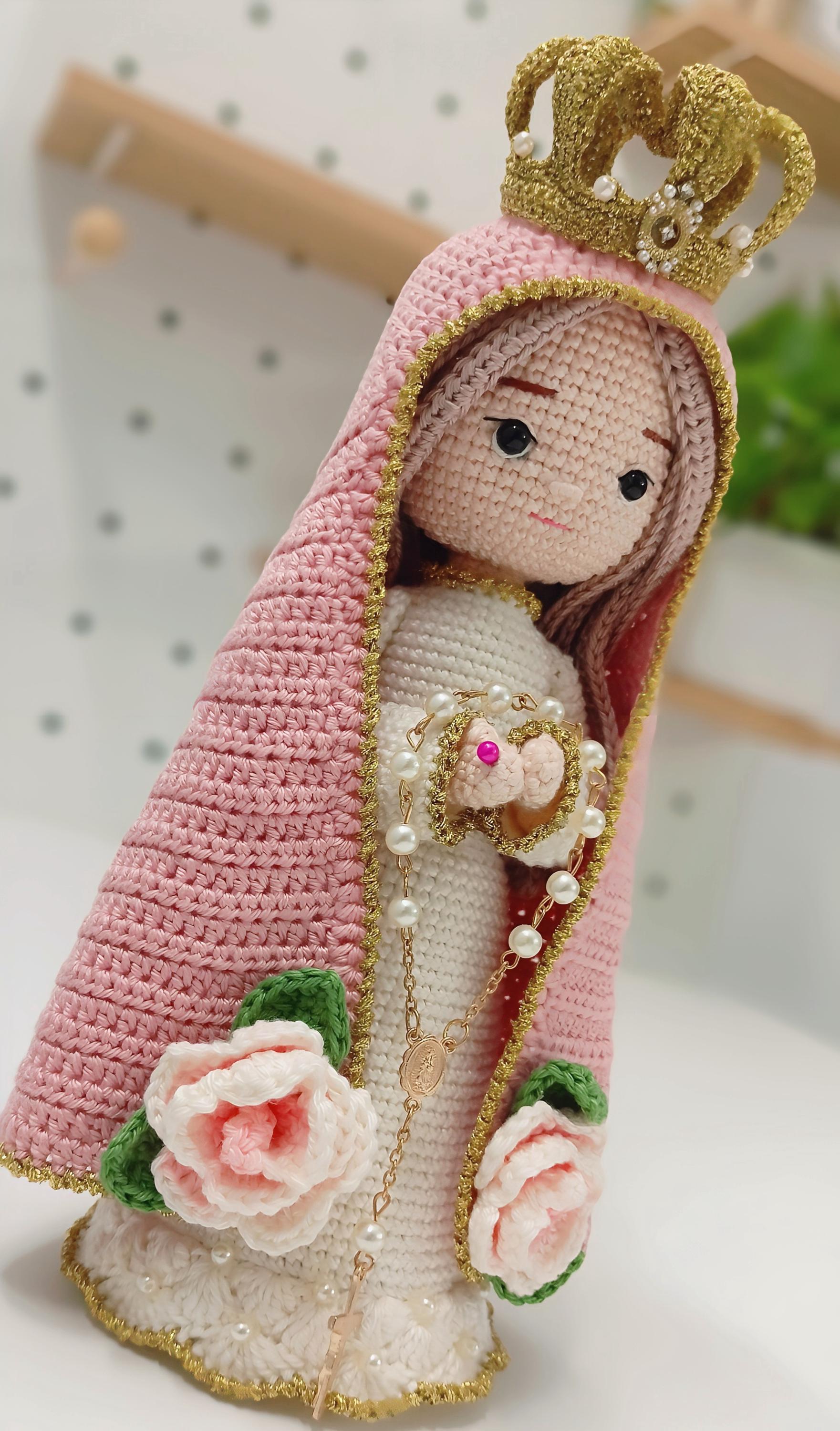 Virgin Mary Crochet Pattern – Amigurumi Catholic Doll – Religious ...