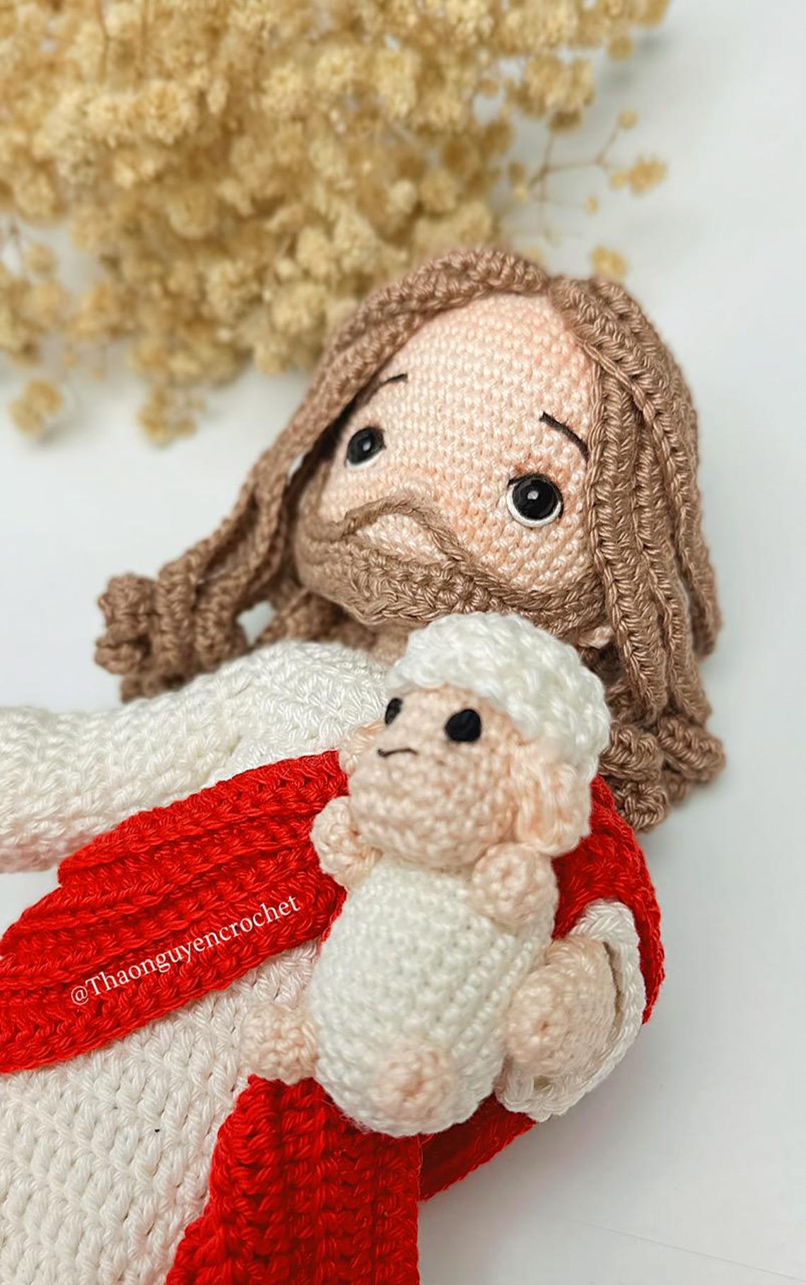 Jesus Christ Amigurumi Crochet Pattern | Christian Doll (PDF Pattern ...
