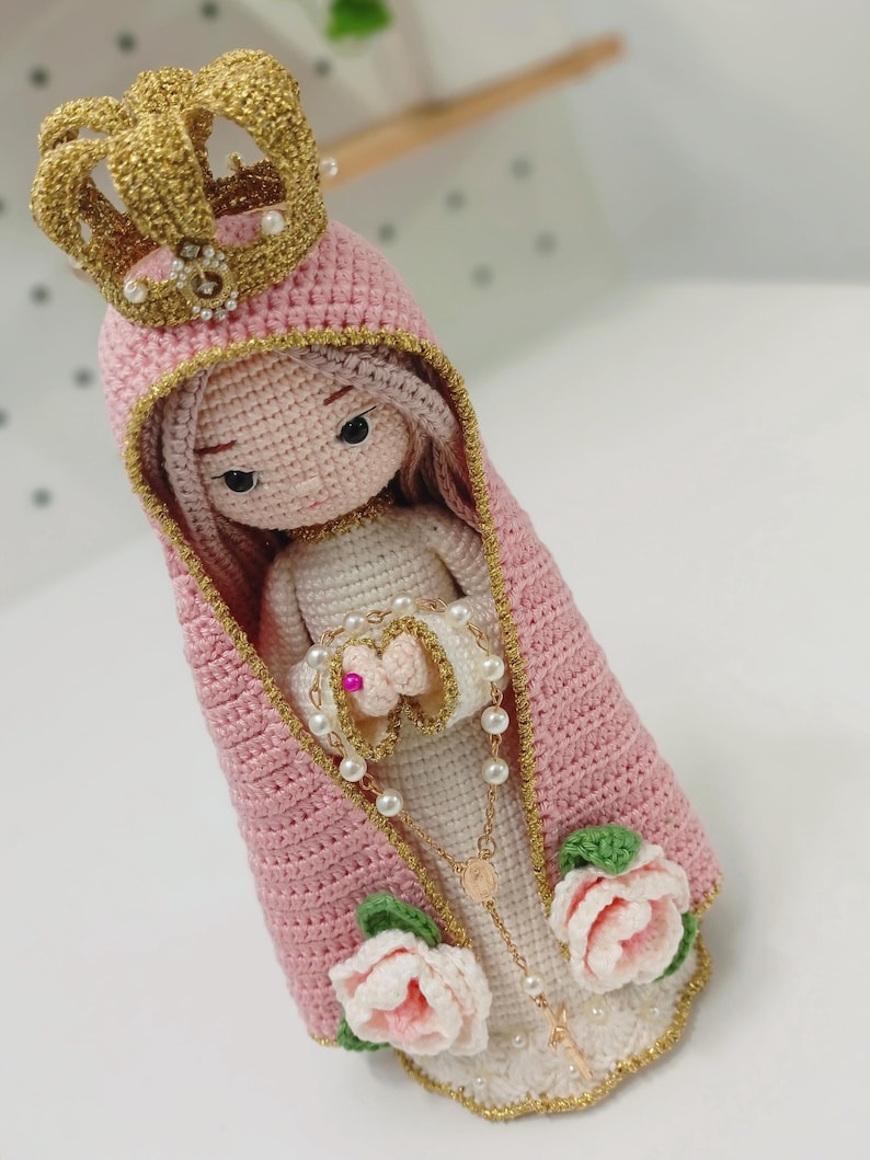 Virgin Mary Crochet Pattern – Amigurumi Catholic Doll – Religious ...