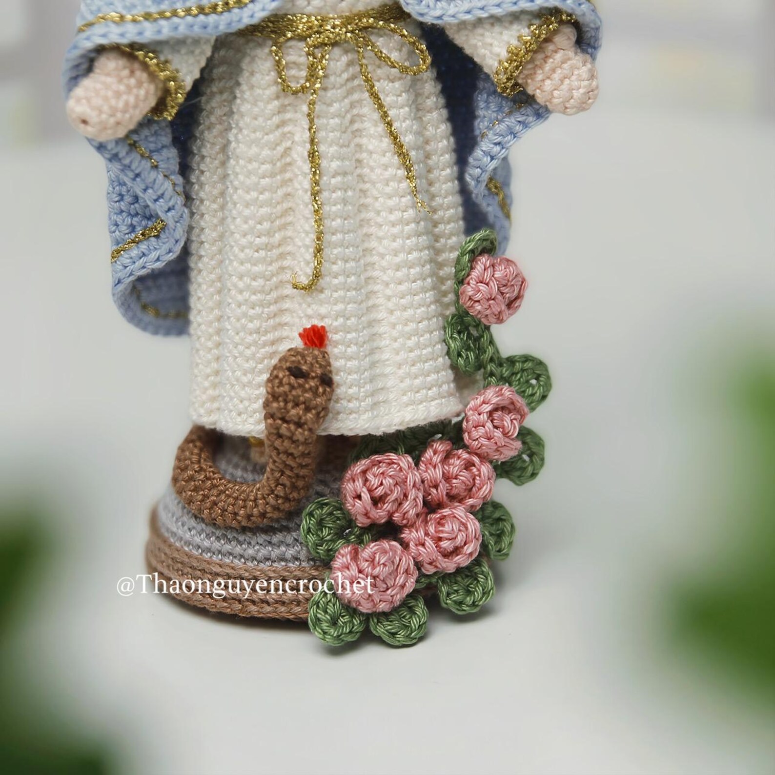 Amigurumi Virgin Mary Crochet – Our Lady of Grace Doll – Catholic ...