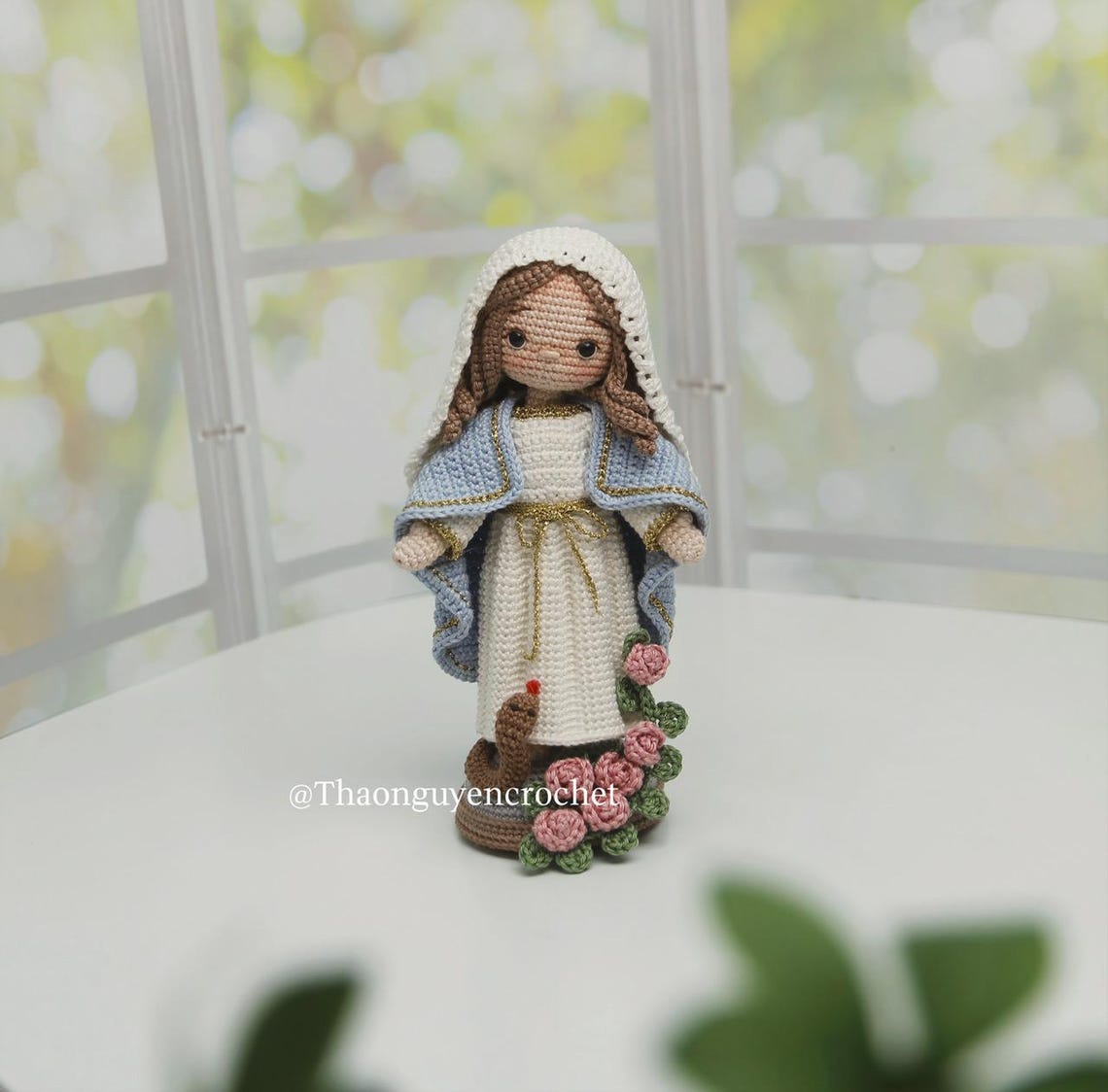 Amigurumi Virgin Mary Crochet – Our Lady of Grace Doll – Catholic ...