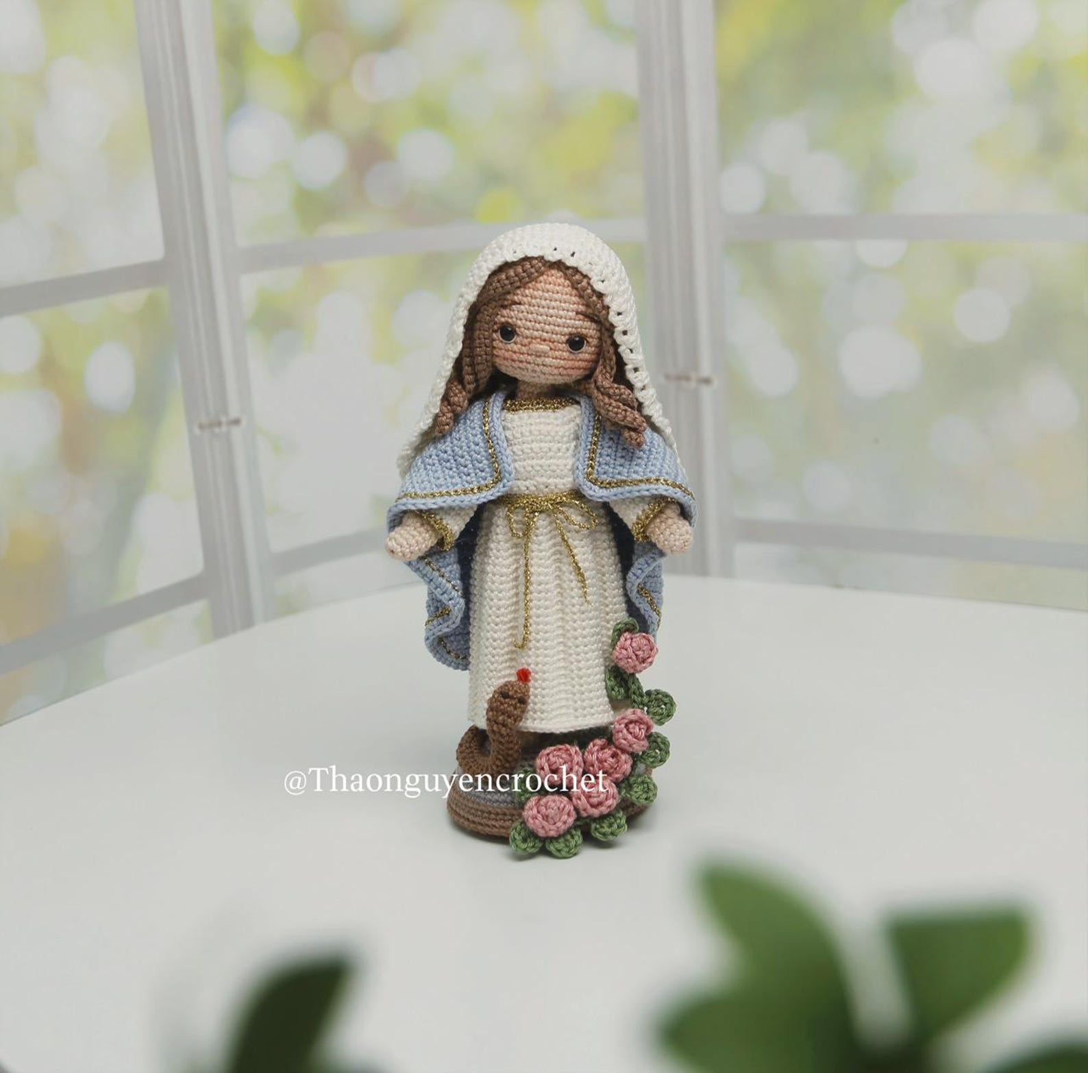Amigurumi Virgin Mary Crochet – Our Lady of Grace Doll – Catholic ...