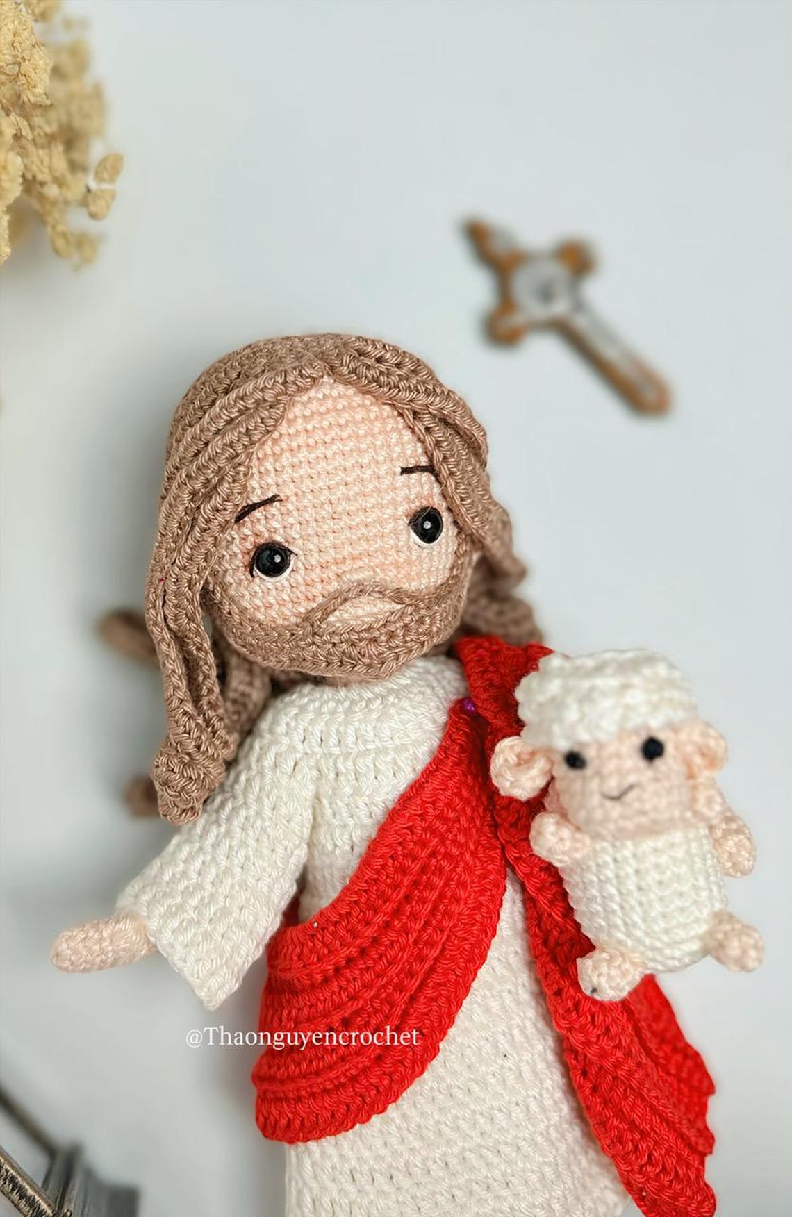 Jesus Christ Amigurumi Crochet Pattern | Christian Doll (PDF Pattern ...