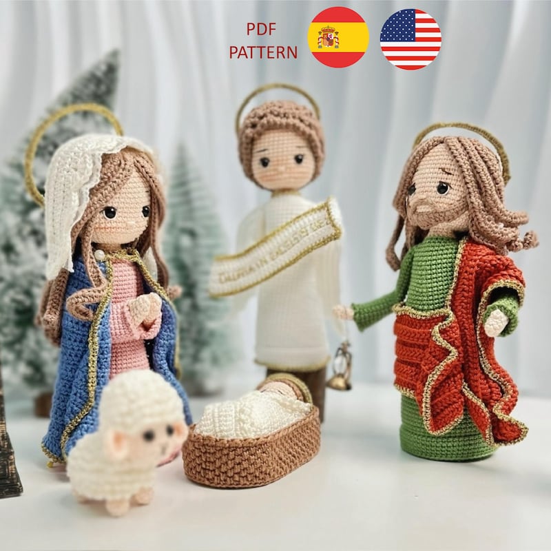 Crochet Nativity - Etsy