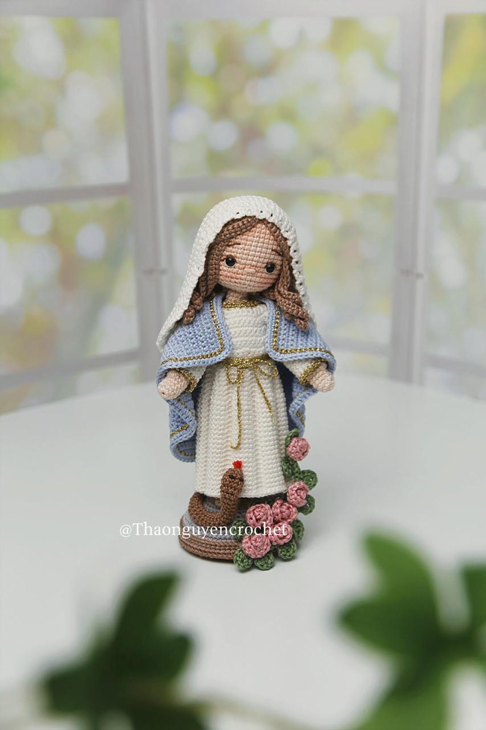 Amigurumi Virgin Mary Crochet – Our Lady of Grace Doll – Catholic ...