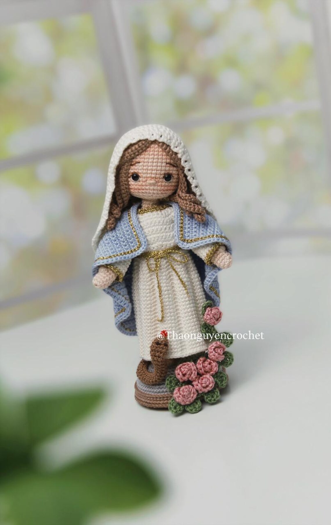 Amigurumi Virgin Mary Crochet – Our Lady of Grace Doll – Catholic ...