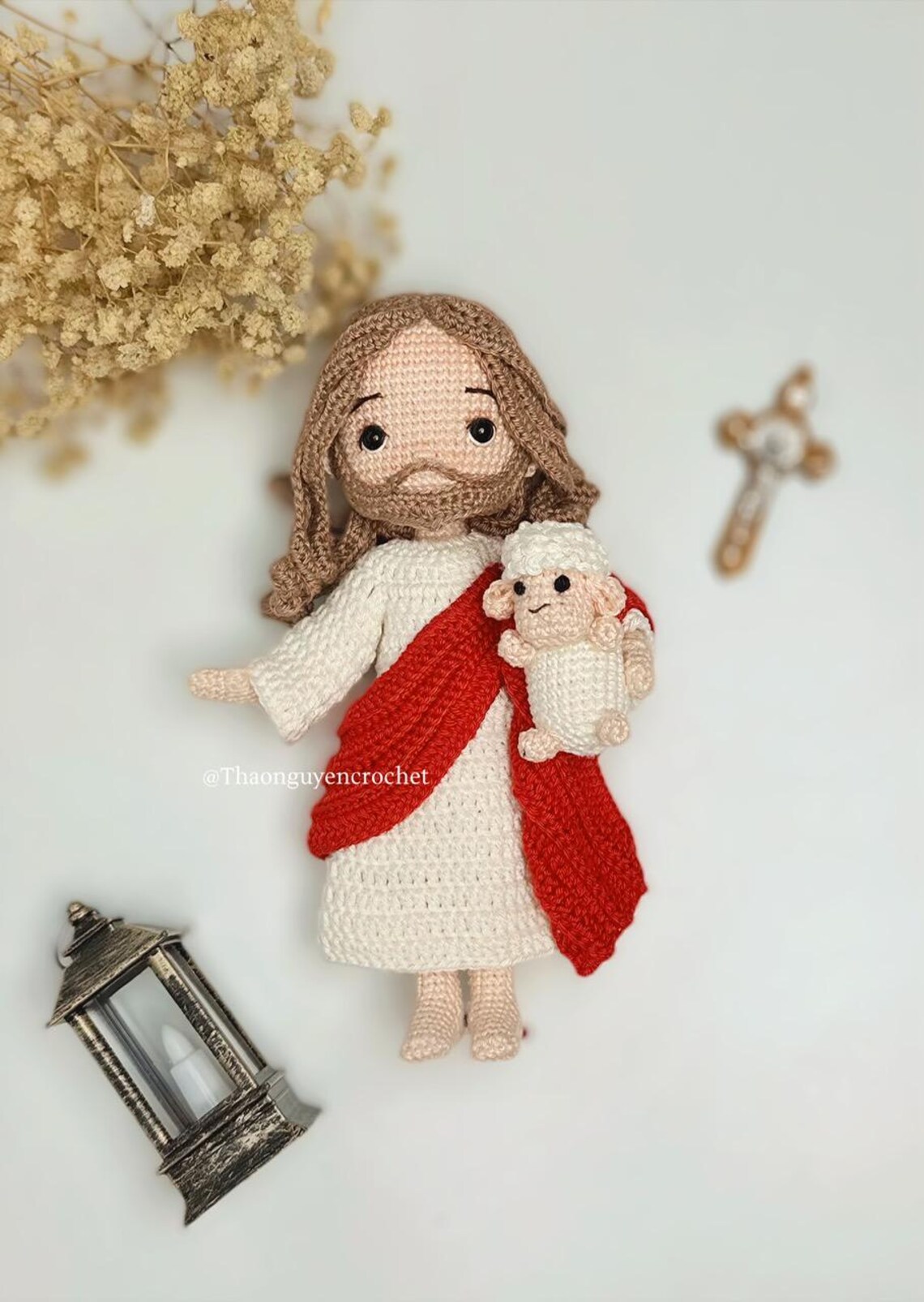 Jesus Christ Amigurumi Crochet Pattern | Christian Doll (PDF Pattern ...