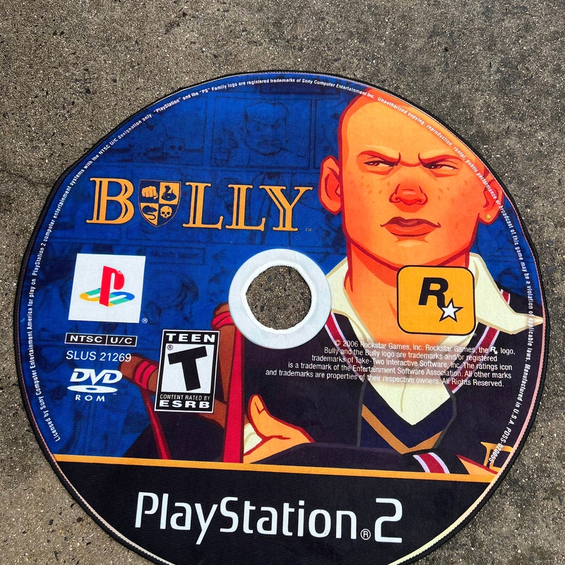 Game Disc Rug - Etsy