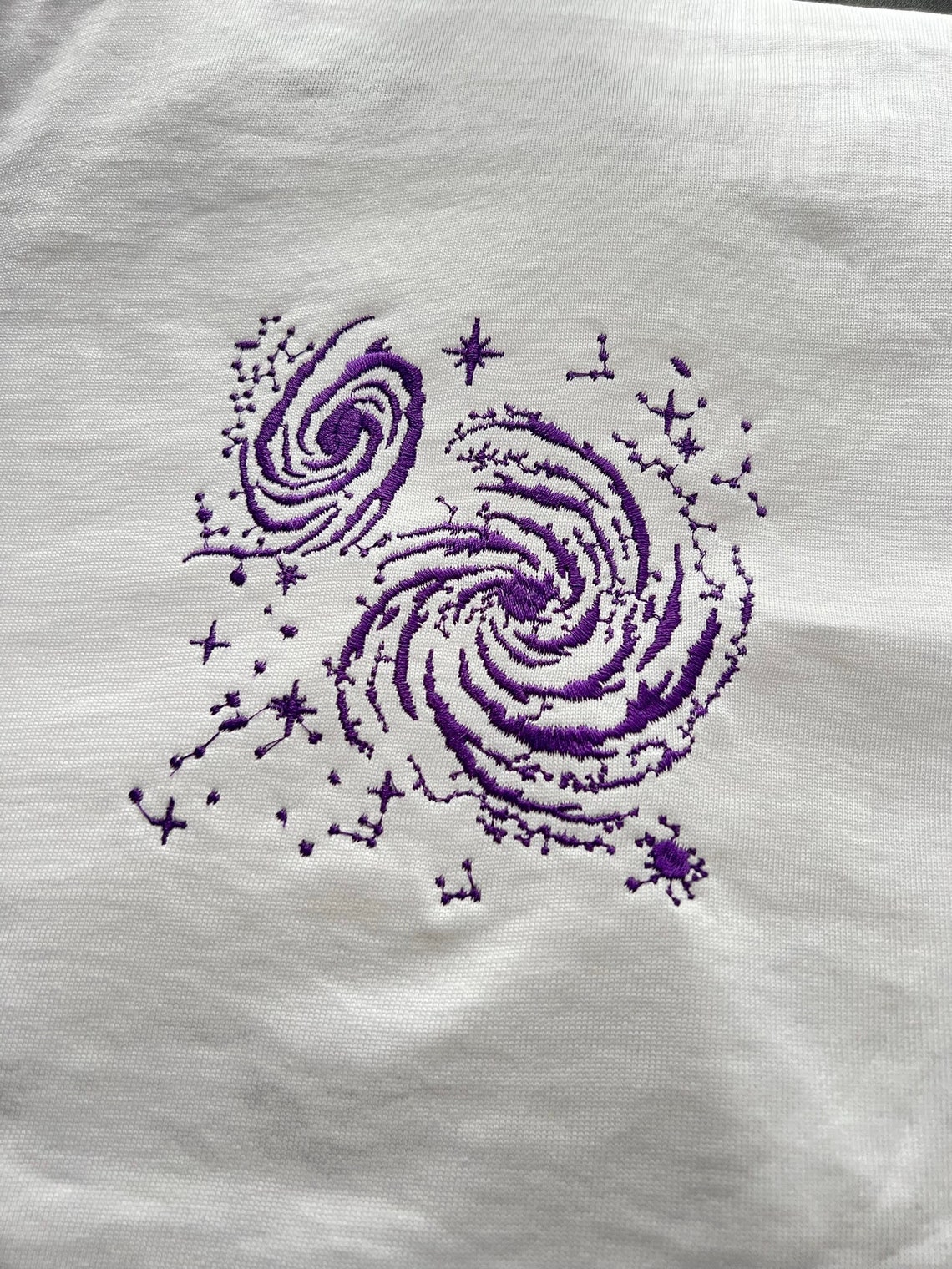 Galaxy Digitised Embroidery Design With Stars Milky Way Machine ...