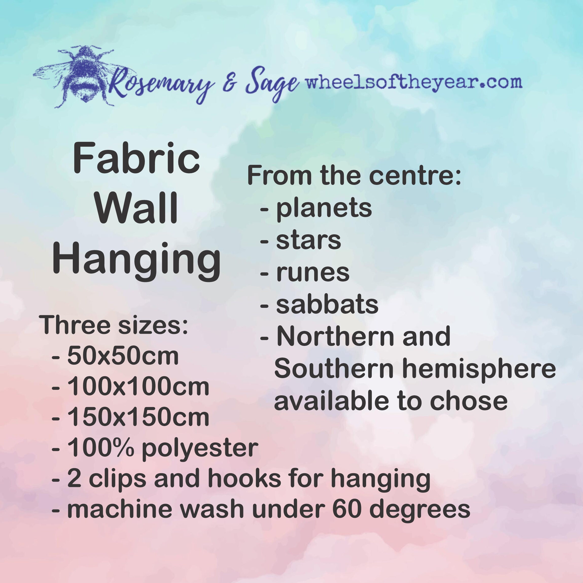 20 PAGAN WHEEL of the Year Fabric Wall Hanging FAIRYCORE - Etsy