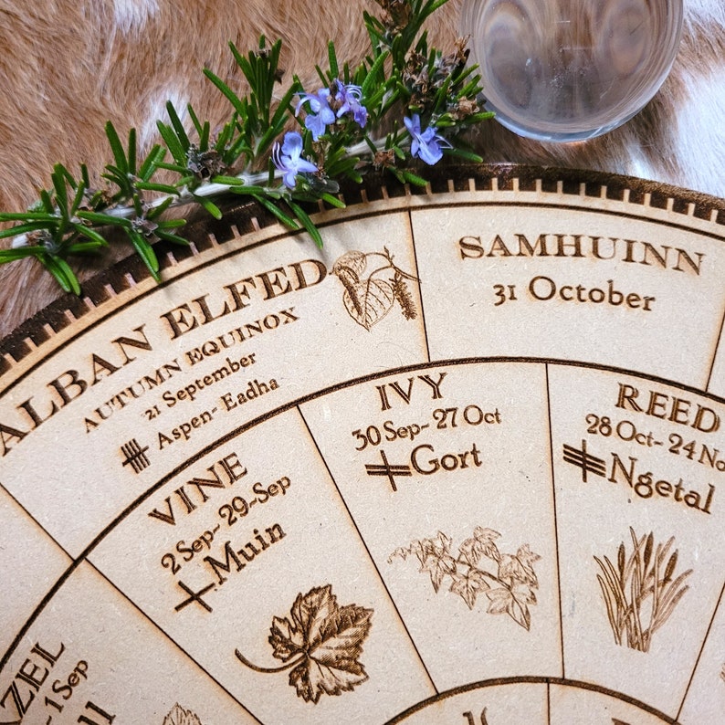 22- OGHAM Wheel of the Year- PLANTS - Etsy