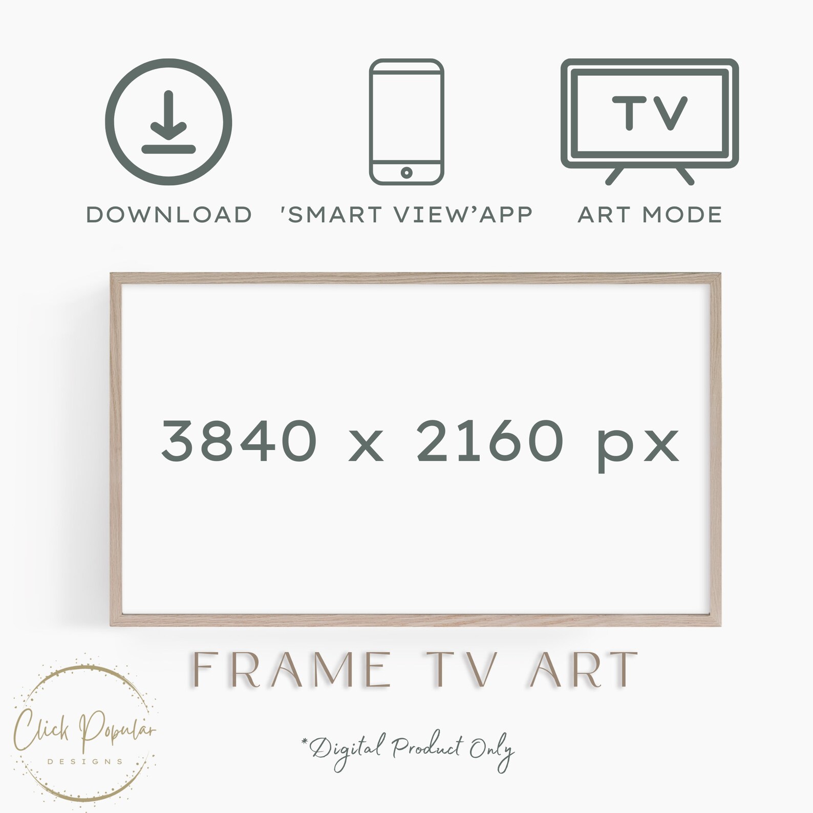 Frame TV Art Japandi Abstract, Landscape Digital Painting, TV Art ...