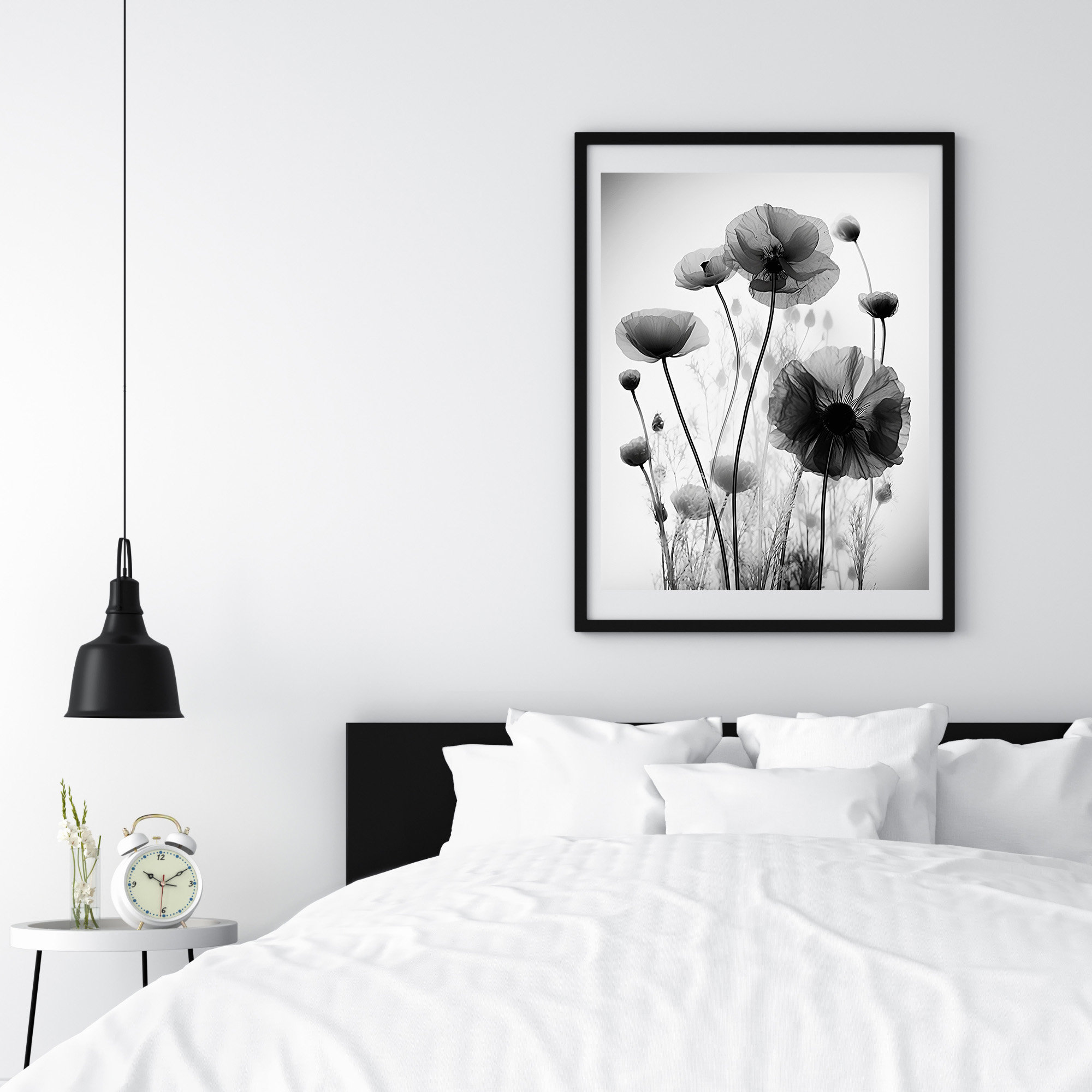 Floral X-ray Odyssey: Unique Digital Wall Art Downloads, Unique Digital ...