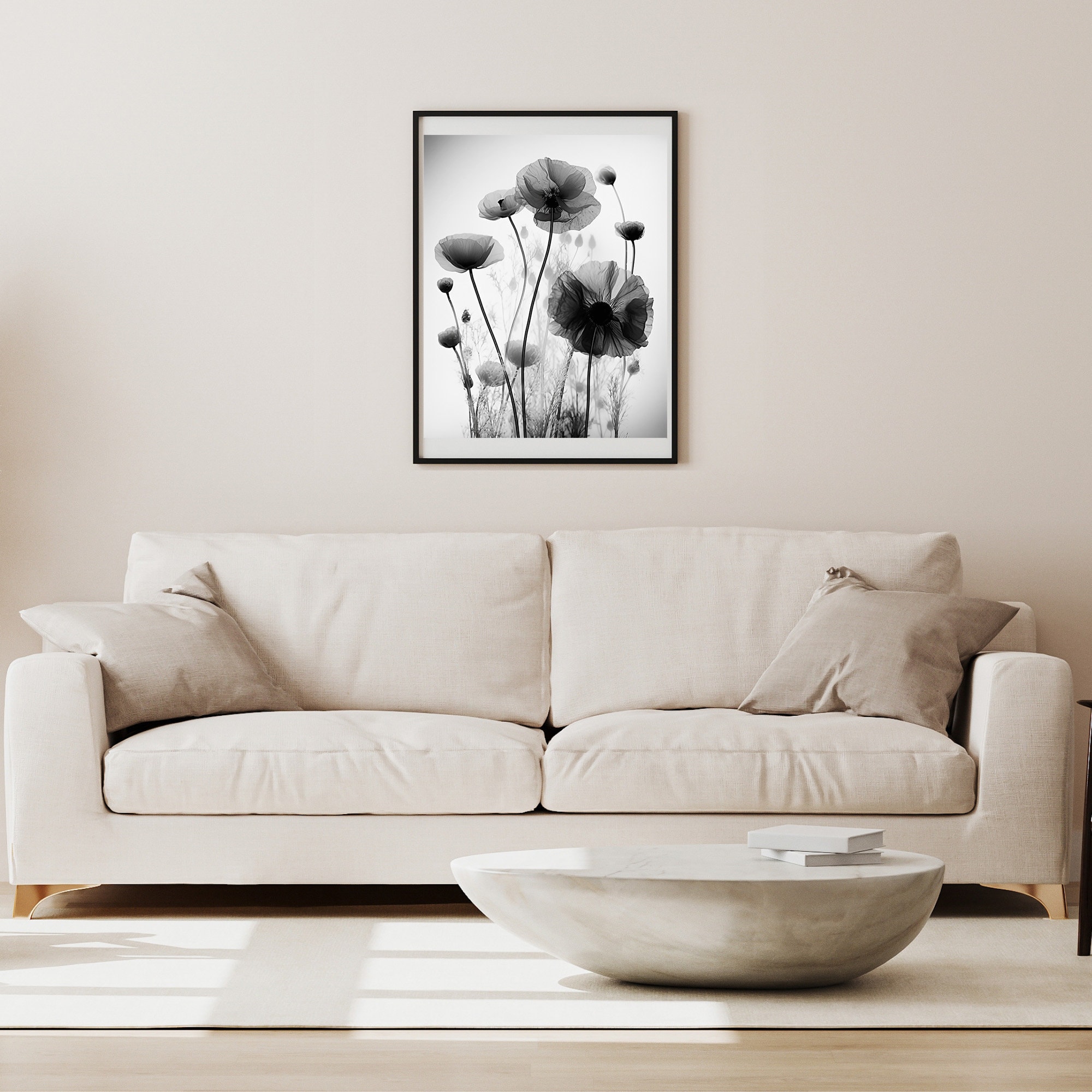 Floral X-ray Odyssey: Unique Digital Wall Art Downloads, Unique Digital ...