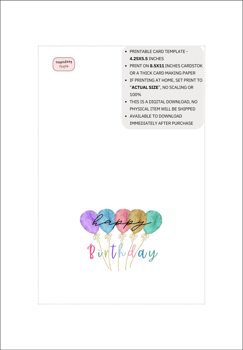 Happy Birthday Card | Funny Birthday Card | Card for Her | Card for Him ...