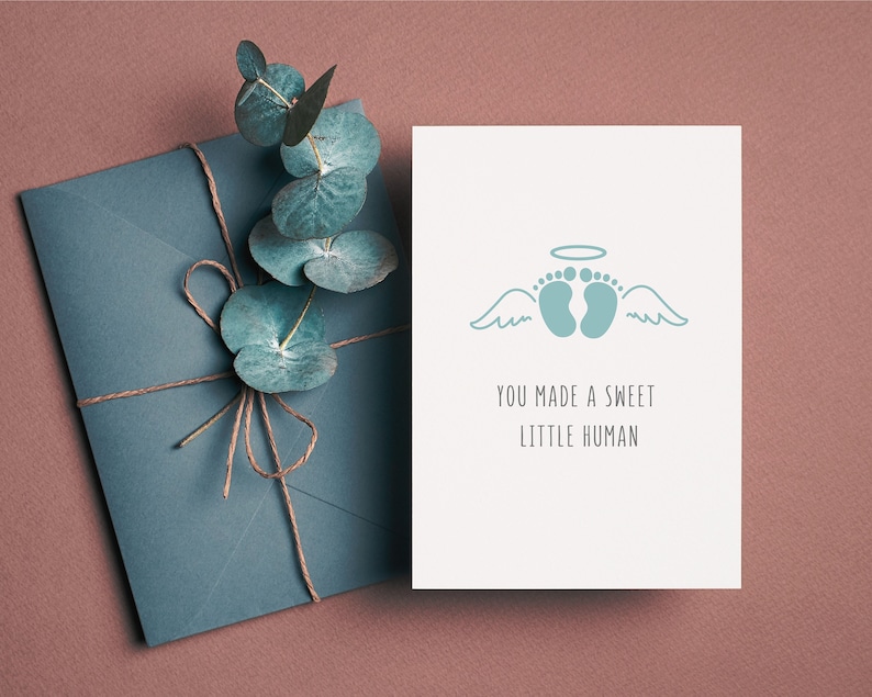Baby Shower | Digital Download & Printable Card | Funny New Baby Card ...