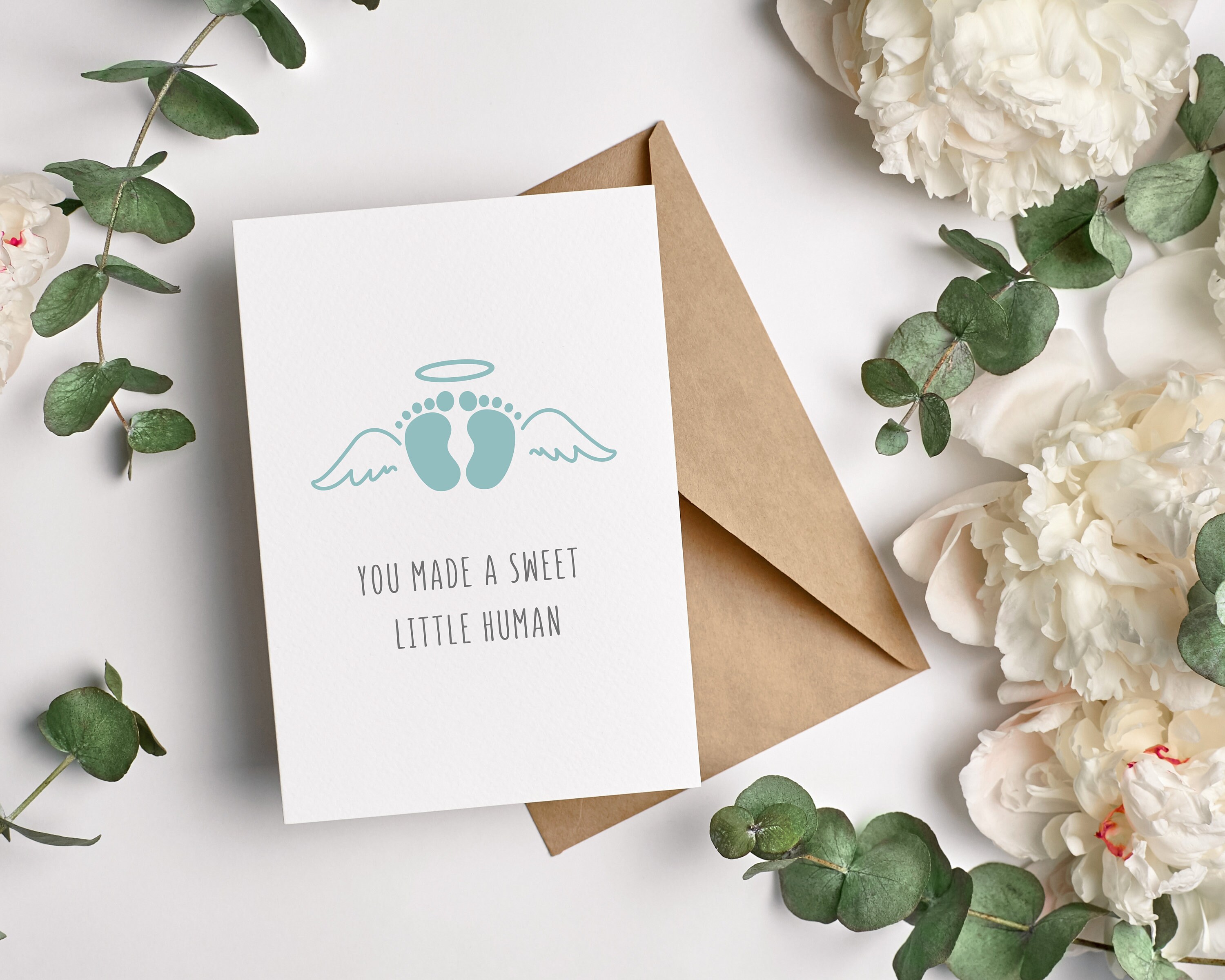 Baby Shower | Digital Download & Printable Card | Funny New Baby Card ...