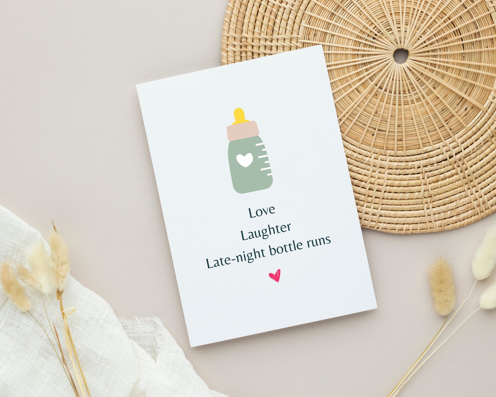 Baby Shower | Digital Download & Printable Card | Funny New Baby Card ...