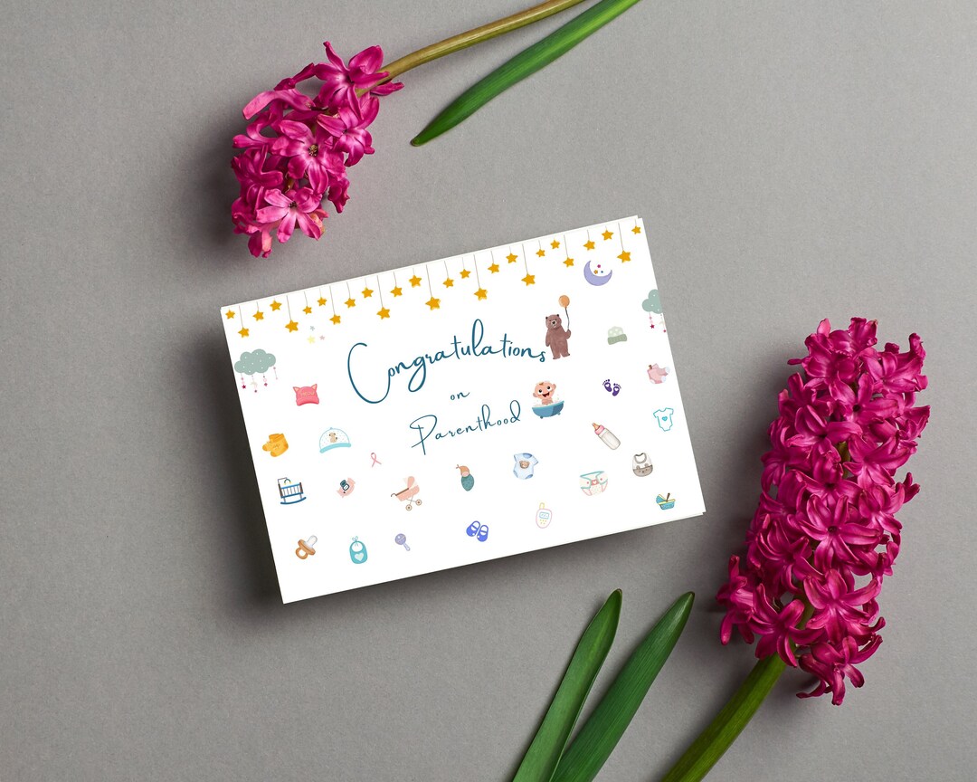 Baby Shower | Digital Download & Printable Card | Funny New Baby Card ...