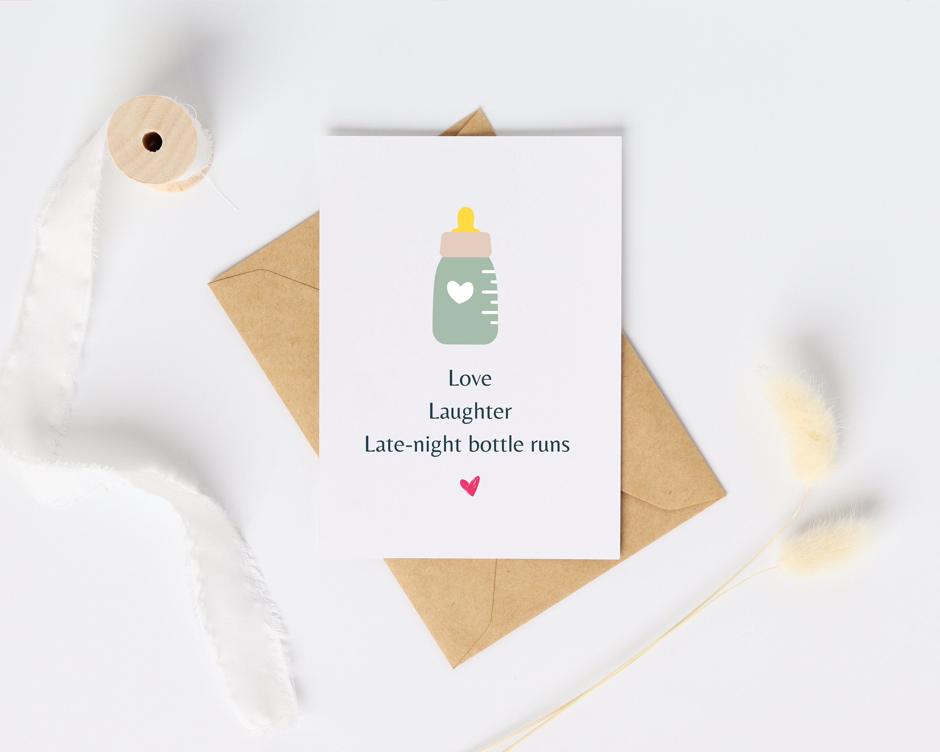 Baby Shower | Digital Download & Printable Card | Funny New Baby Card ...