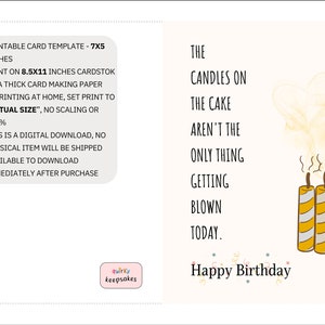 Funny Birthday Card | Card for Her | Card for Him | Instant Birthday ...