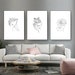 Single Line Art Woman and Flowers, Wall Art, Downloadable Art ...