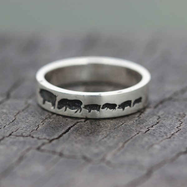 Pig Ring - Etsy