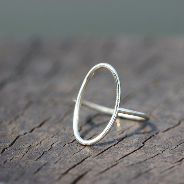 Sterling Silver Long Ring - Etsy