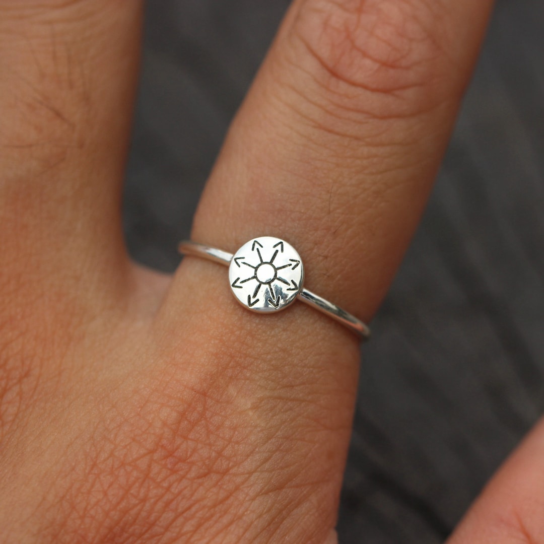 925 Silver Star of Chaos Ring,chaos Star Ring,chaos Signet Ring,wheel ...
