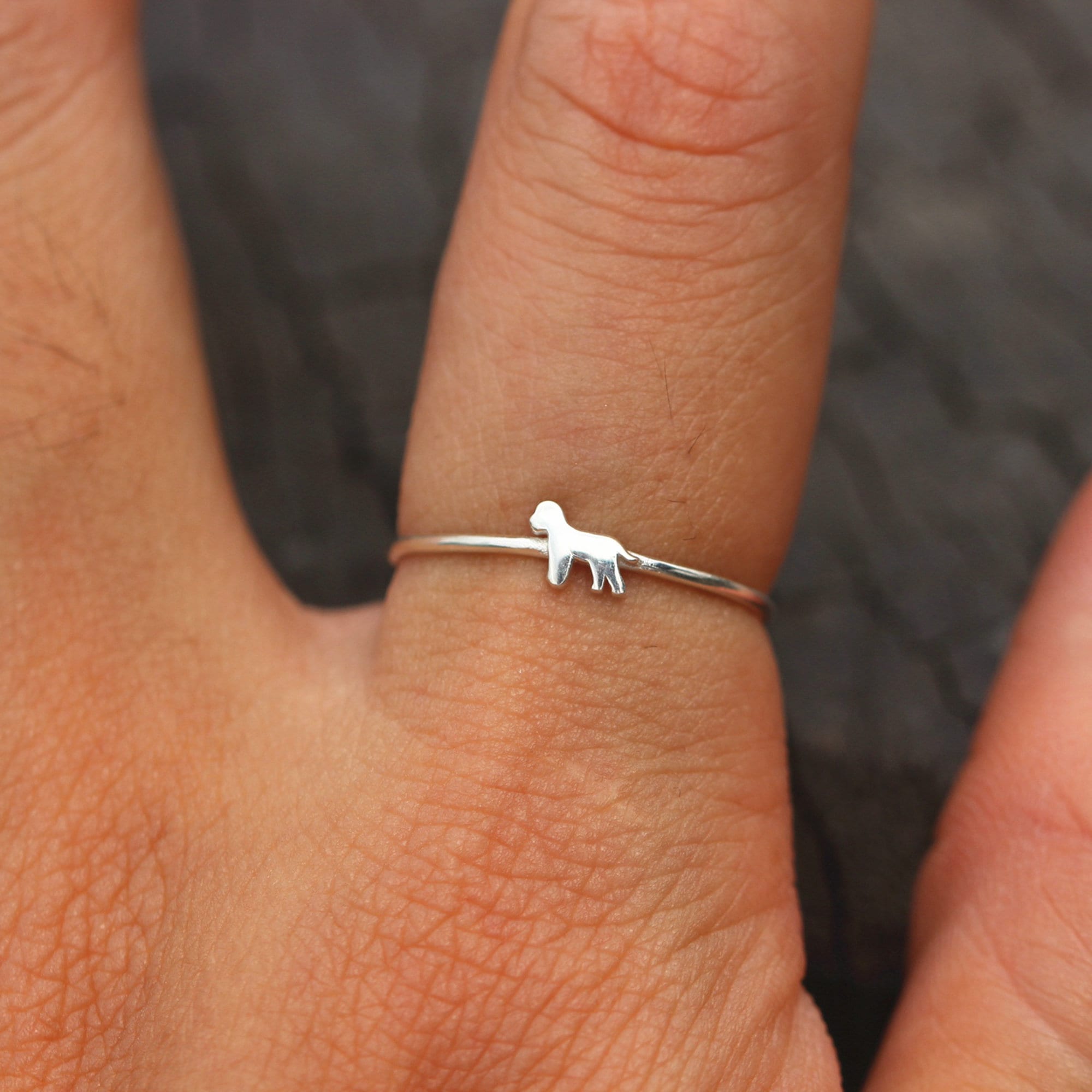 Sterling Silver Cockapoo Ring,silver Dog Ring,rings,animal Rings,animal ...