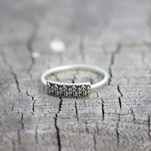 Tree Stack Ring - Etsy