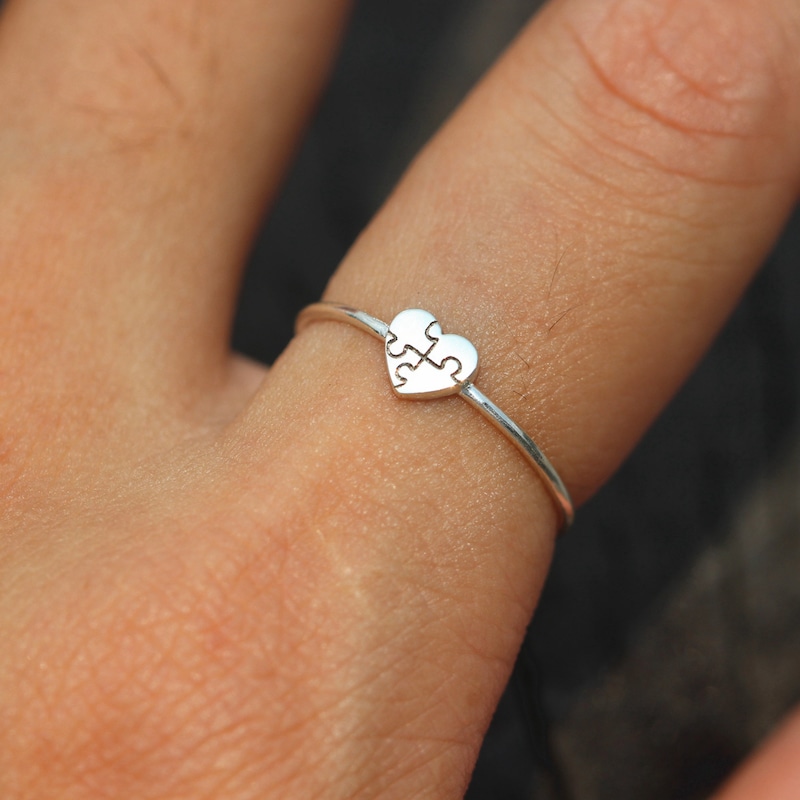 Sterling Puzzle Ring - Etsy