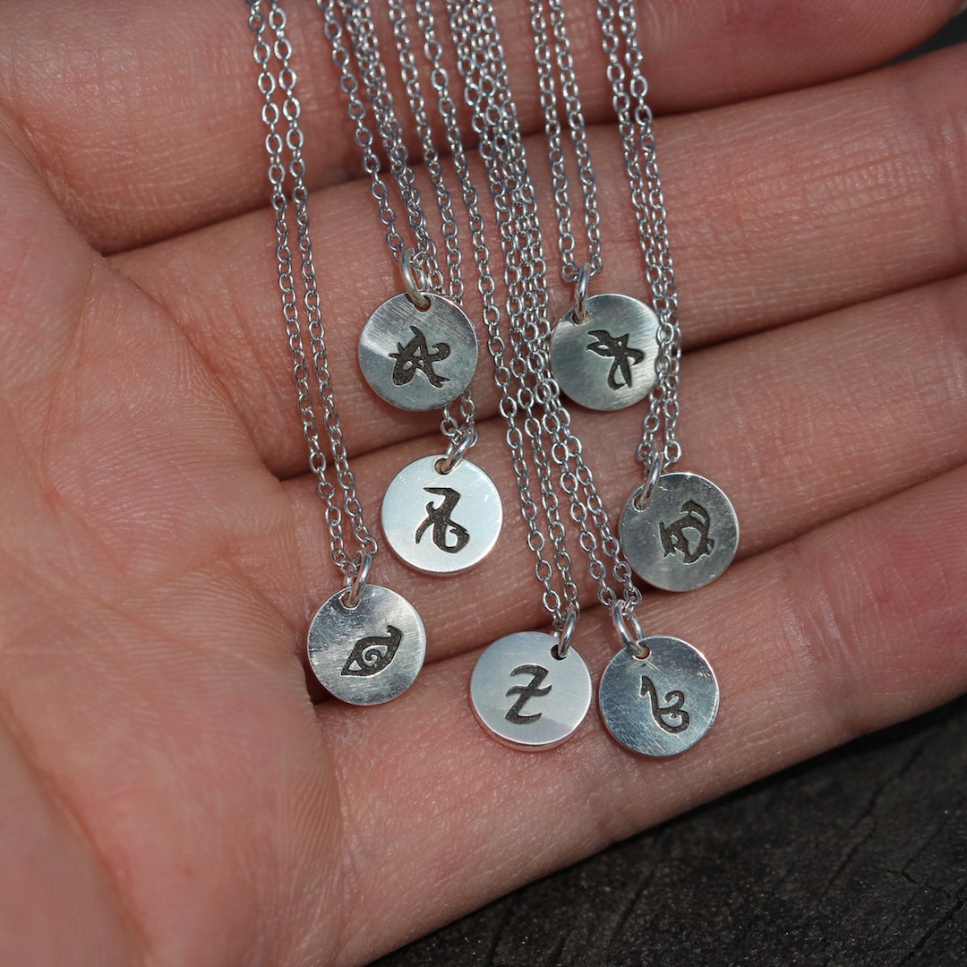 925 Sterling Silver Power Runes Necklace,parabatai Rune Necklace ...