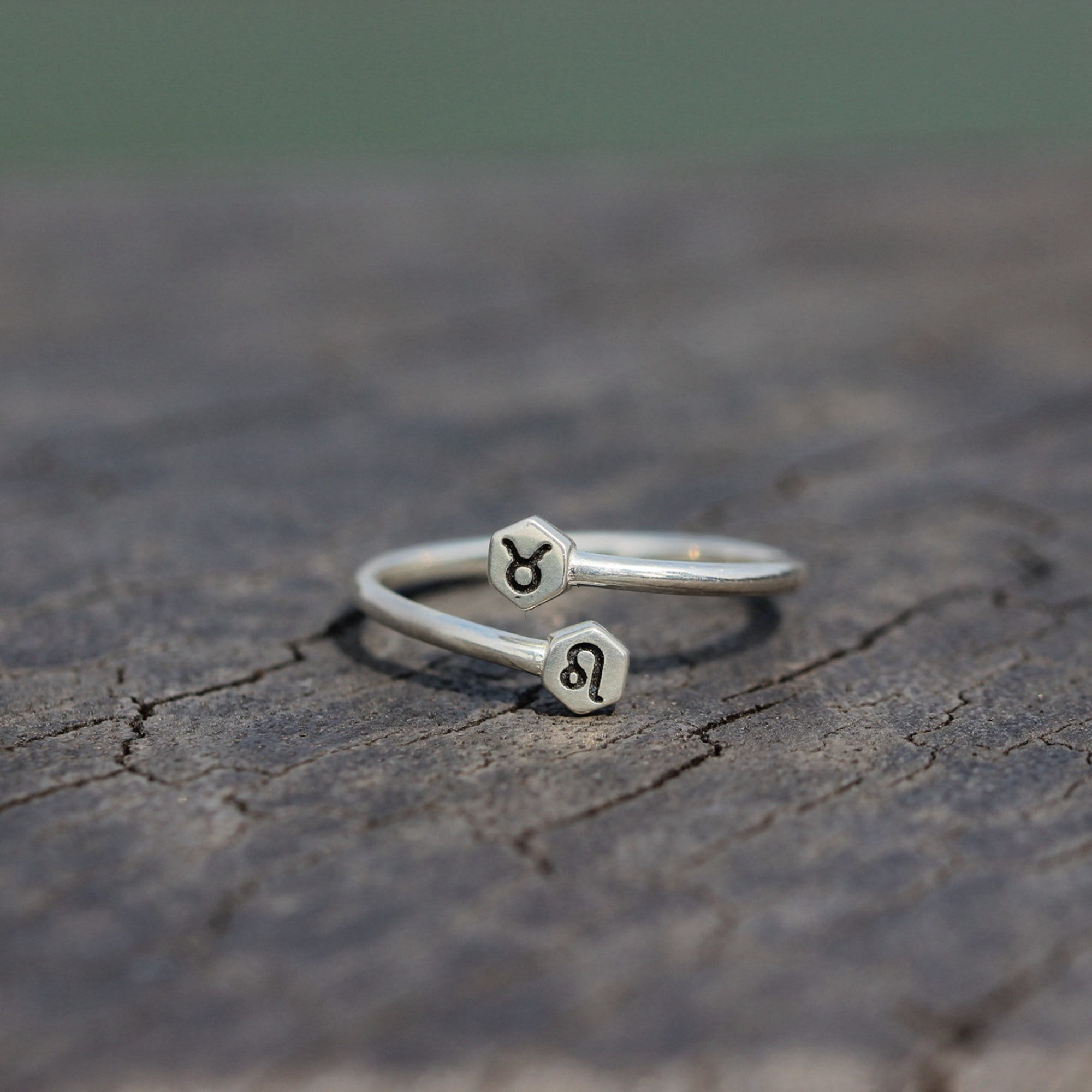 Personalized Zodiac Ringsilver Custom Zodiac Ringsterling - Etsy