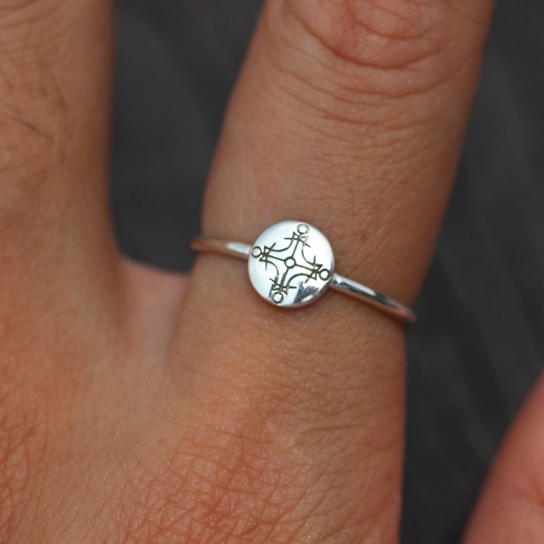 925 Silver Seal of the Sun Ring,sun Seal Ring,protection Ring, Solomon ...