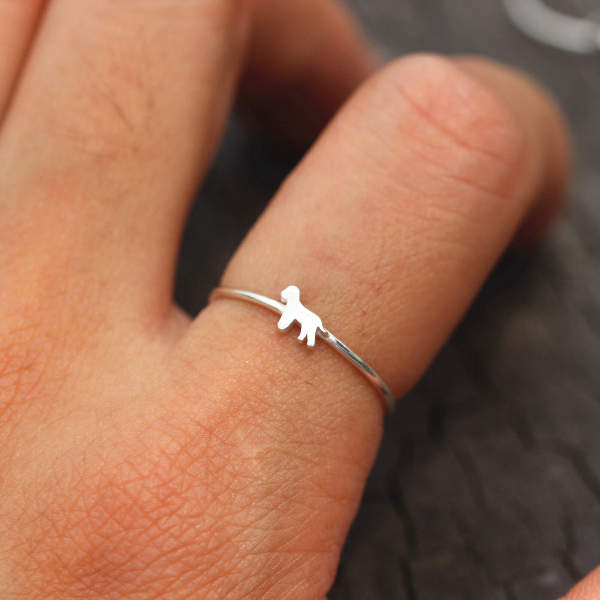 Sterling Silver Cockapoo Ring,silver Dog Ring,rings,animal Rings,animal ...
